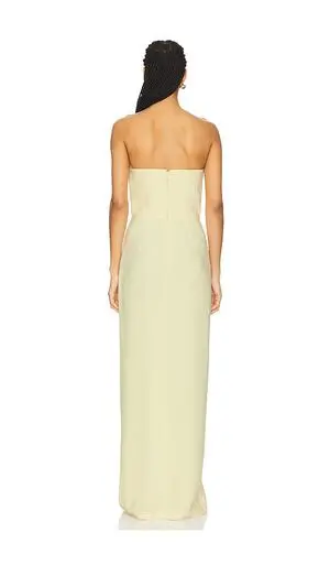 Amanda Uprichard X Revolve Cherri Gown - Lemon