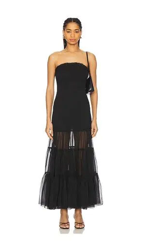 Bardot Azura Strapless Maxi Dress - Black