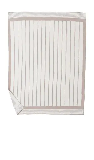 Barefoot Dreams Cozychic Border Stripe Throw