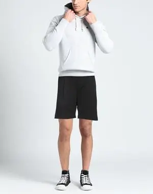 A PAPER KID Cotton French Terry Athletic Shorts