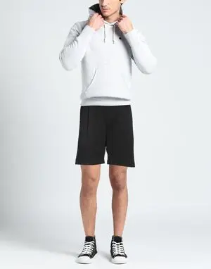 A PAPER KID Cotton French Terry Athletic Shorts