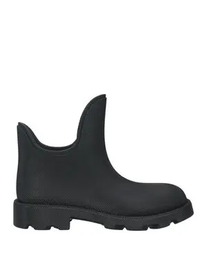 Burberry Ankle Boots In Synthetic Material - Black