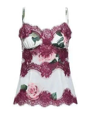 Dolce & Gabbana Floral-print Top - White
