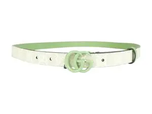 Gucci GG Marmont Belt Light Green