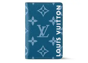 LOUIS VUITTON Pocket Organizer - Atlantic Blue/monogram