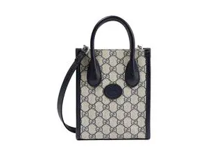 Gucci Interlocking G Mini Tote Bag - Black/grey