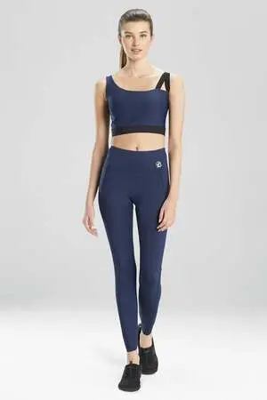 Natori Solstice Asymmetrical Cropped Cami - Black