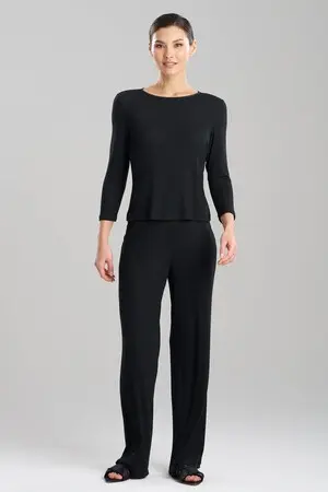 Natori Rib Essentials Long Sleeve Pj