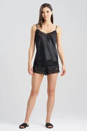 Natori Peony Glamour Cami Shorts Pj - Black