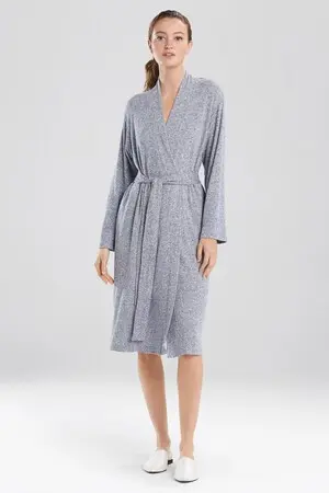 Natori Soho Brush Robe - Blue