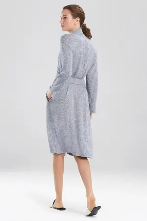 Natori Soho Brush Robe - Blue