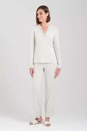 Natori Feathers Essentials Lenzing Ecovero Viscose Lace Applique Pj