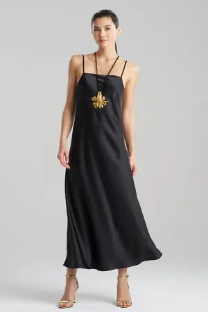 Natori Luxe Charmeuse Slip Dress