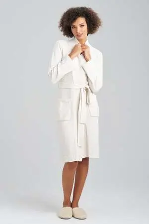 Natori Aura Heather Robe - White