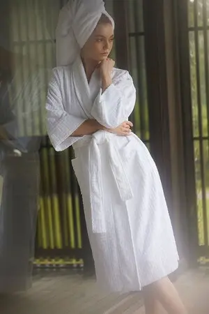 Natori Maze Cotton Spa Robe