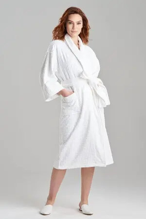 Natori Maze Cotton Spa Robe