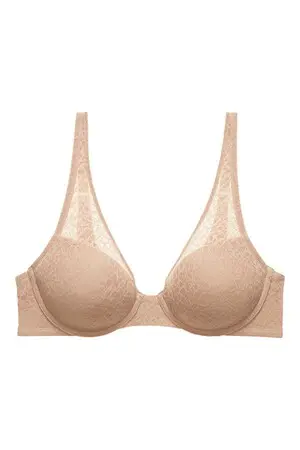 Natori Pretty Smooth Full Fit Contour Underwire Bra Brown