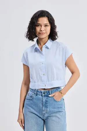 Reistor Cropped Shirts For Women