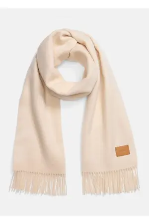 Vince Double-face Cashmere Scarf - Natural
