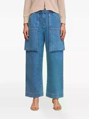 Cult Gaia Cotton Cropped Jeans