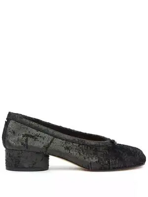 MAISON MARGIELA 30mm Tabi Ballerinas - Black