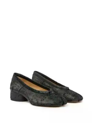 MAISON MARGIELA 30mm Tabi Ballerinas - Black