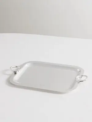 Christofle Vertigo -plated Tray - Silver