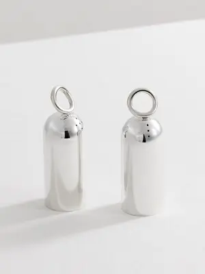 Christofle Vertigo -plated Salt And Pepper Shakers - Silver