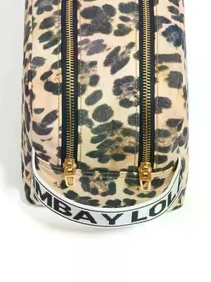 Bimba Y Lola Large Leopard-print Cosmetic Bag