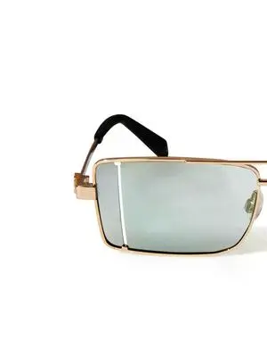Off-White Cortez Sunglasses - Gold