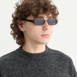 Le Specs Outta Love Oval Sunglasses - Tort