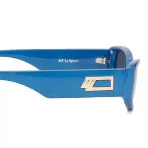 Le Specs Starlight Rectangle Sunglasses - Galactic Blue
