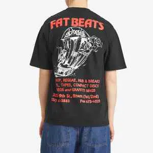 PLEASURES X Fat Beats 9th Street T-shirt