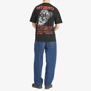 PLEASURES X Fat Beats 9th Street T-shirt
