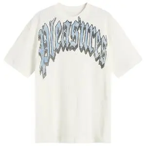 PLEASURES Twitch Waffle T-shirt - White