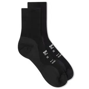 Satisfy Merino Nylon Tube Socks - Black