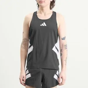 Adidas Adizero Road To Records Tank Top - Black