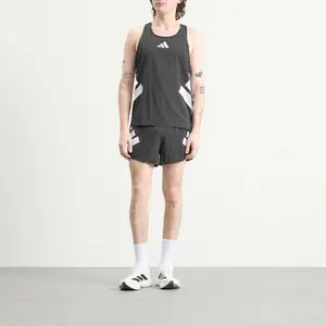 Adidas Adizero Road To Records Tank Top - Black