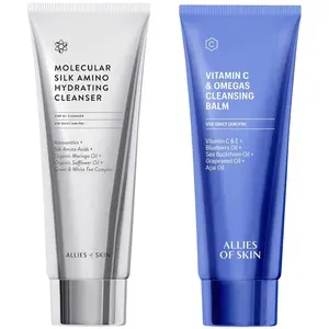 ALLIES OF SKIN Nourish & Plump Double Cleansing Duo - One-color