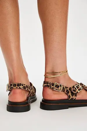 Free People Safari Sandals - Neutral Motif
