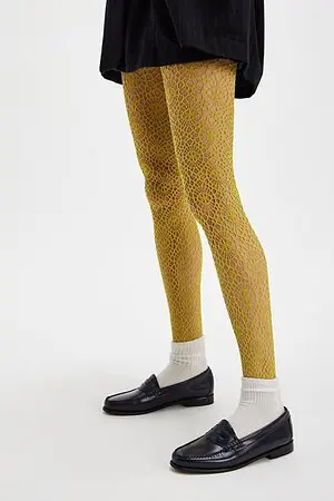 Swedish Stockings Lykke Tights - Apple Green