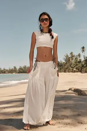 Free People Crinkled Dune Pant