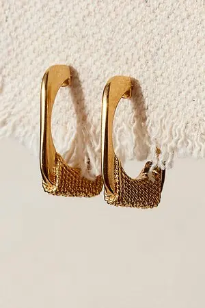 PREETI SANDHU Naia Grande Hoop Earrings - Gold