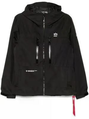 Izzue Logo-embroidered Jacket - Black