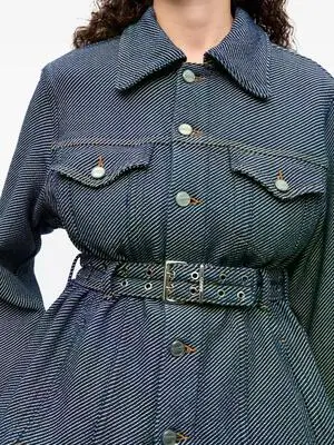 GANNI Belted Denim Jacket