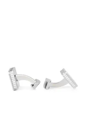 Tateossian Diamond Giza Ice Square-face Cufflinks