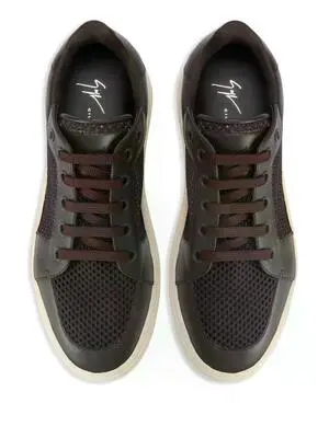 GIUSEPPE ZANOTTI Mesh Low-top Sneakers