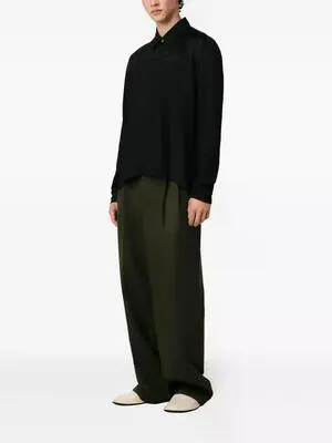 Ami Long-sleeved Contrasted Shirt