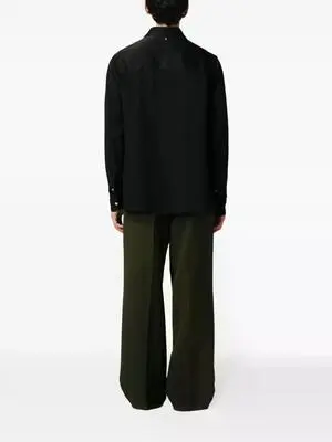 Ami Long-sleeved Contrasted Shirt