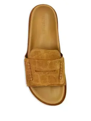 Jacquemus La Croisière Slides - Brown